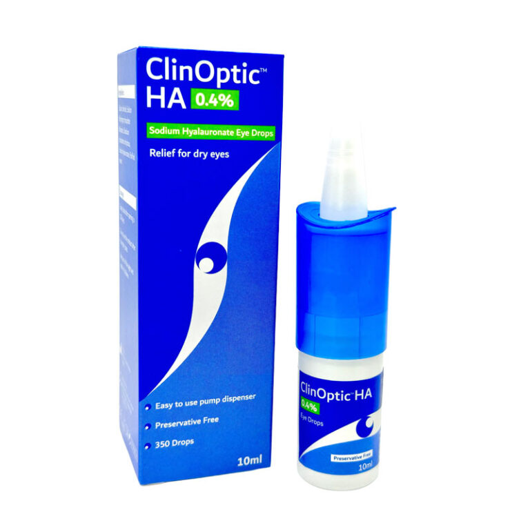 ClinOptic® HA Sodium Hyaluronate PF eye drops 0.1%, 0.21% & 0.4% 10ml ...